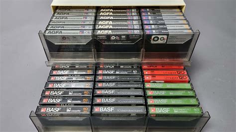 78x Used Basf Agfa Ferro Chrome Cassette Tapes 1980s Reverb