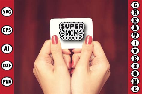 Super Mom Graphic By CREATIVEZONE Creative Fabrica