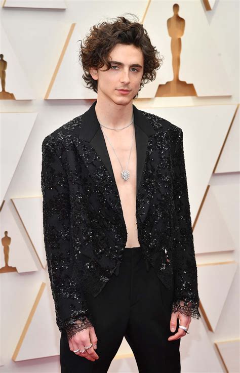 Timothee Chalamet Goes Shirtless At The Oscars Big World Tale