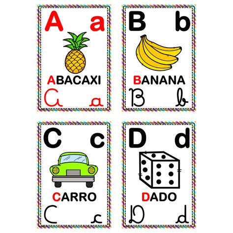 Alfabeto De Parede Tipos De Letras Educa Market