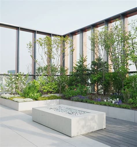 오피스 사옥 인테리어 및 옥상정원 조경 인테리어 디자인다나함 Roof Landscape Roof Garden Rooftop Design