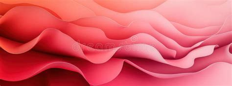 Abstract Waves Create Dynamic And Aesthetic Pink Gradient Background Concept Theme Stock