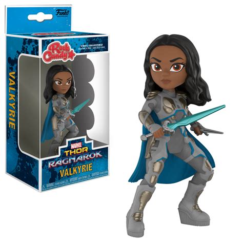 Valkyrie Figurine Thor Ragnarok Movie Marvel Rock Candy Funko 13 Cm