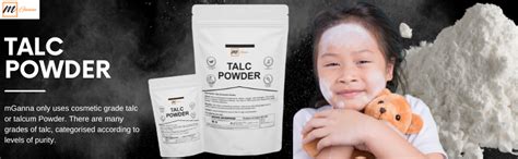 Mganna 100 Natural Talc Powder For Facial Make Up And Cosmetic