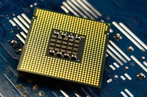 컴퓨터 마더보드를 통해 Cpu 프로세서의 닫습니다 Tecnology 배경입니다 0명에 대한 스톡 사진 및 기타 이미지 0명