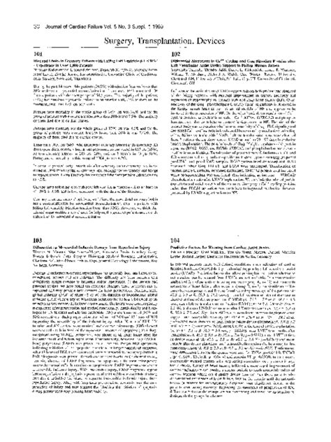 Pdf Predictive Factors For Weaning From Cardiac Assist Device Gerd
