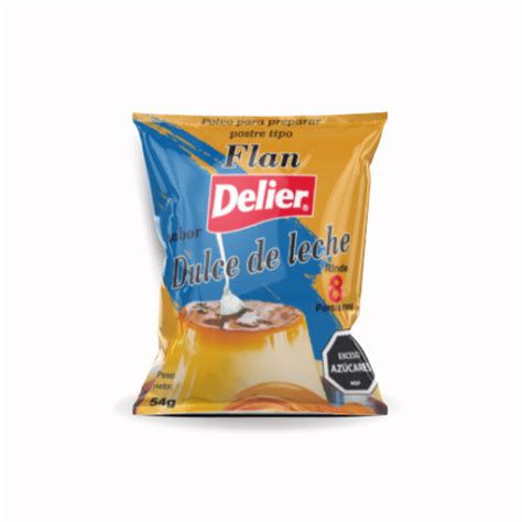 Flan Sabor Dulce De Leche Chico