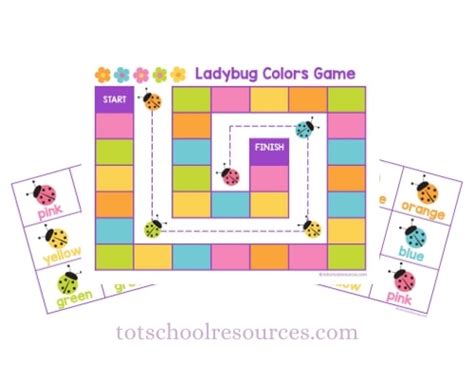 Printable Ladybug Game Perfect For Preschoolers