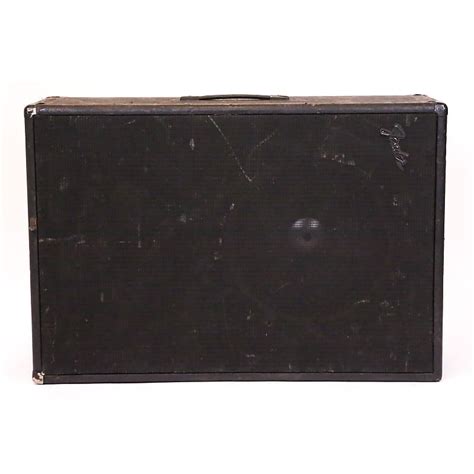 1960s Fender 15” Tone Ring Speaker Cabinet Showman Amplifier Reverb