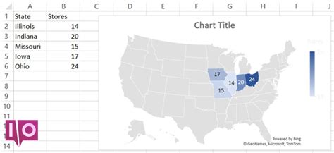 Comment Créer Un Graphique De Carte Géographique Dans Microsoft Excel