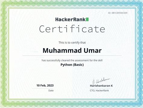I Am Proud To Announce That I Have Successfully Completed The Python