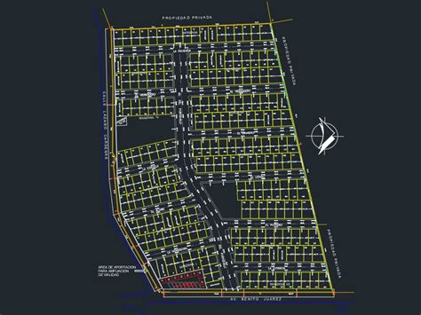 Fraccionamiento En Autocad Descargar Cad Gratis 14049 Kb Bibliocad