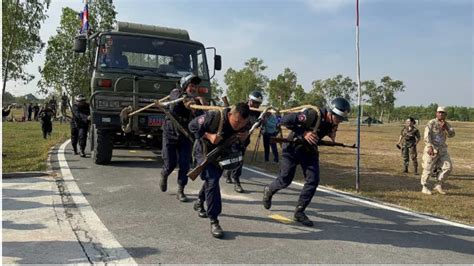សាលានាយទាហានសកម្ម រៀបចំការប្រកួតកីឡាកងយោធពលខេមរភូមិន្ទ ឆ្នាំ២០២៤ ដើម្បីអបអរខួបលើកទី៤៥ឆ្នាំ