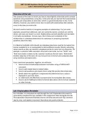 CS669 Lab2 Docx MET CS 669 Database Design And Implementation For