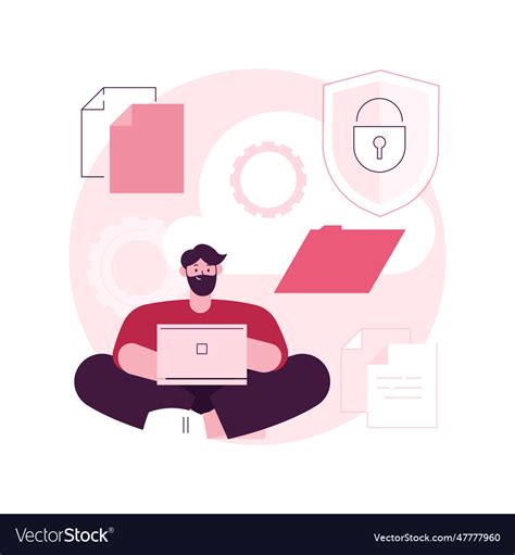 Cloud Storage Abstract Concept Royalty Free Vector Image