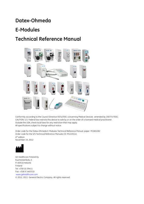 E Modules Technical Reference Manual 4th Edition Nov 2012 Pdf Download