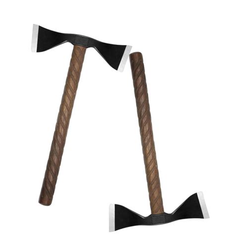Premium Photo Double Axe Isolated On White