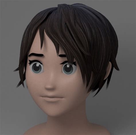 Low Poly Character Parnian Javid