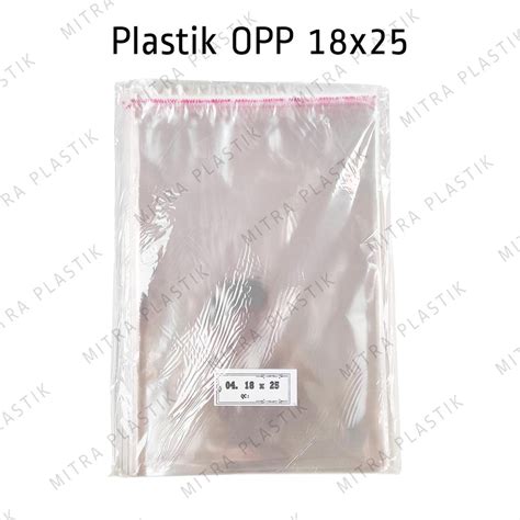Jual Plastik Seal OPP 18x25 100 Lembar Plastik Seal 18 X 25 Bening