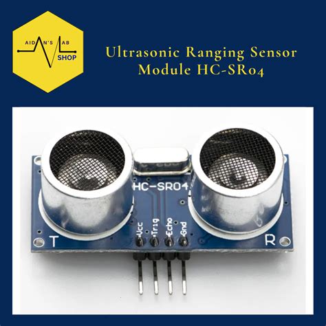 Ultrasonic Ranging Sensor Module HC SR HCSR Ultra Sonic For Arduino Aidans Lab Lazada PH