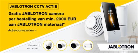 JABLOTRON CCTV Actie Nieuws Distri Company