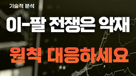 이스라엘 팔레스타인 전쟁 미국 주식 테슬라 대응은 ｜전쟁은 악재 대응은 원칙대로 하세요 Youtube