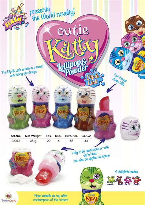 As Cutie Katty Candy Licker 20pcs Trendy Candy