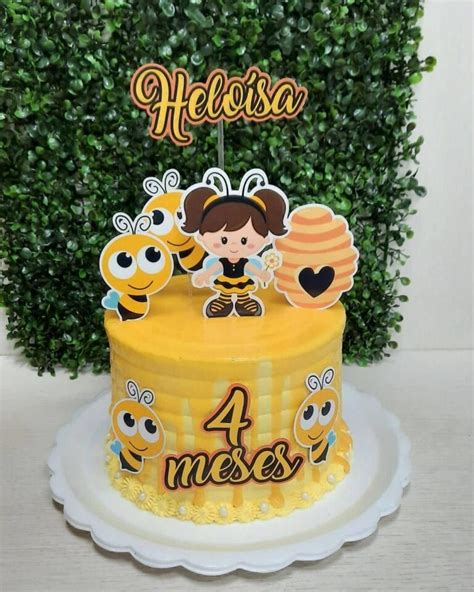 50 Ideias De Bolo Da Abelhinha Que Vão Ganhar Seu Coração Tua Casa Miss Sweet Girl Birthday