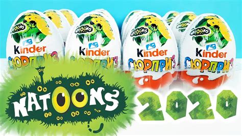 Киндер Сюрприз NATOONS 2020 Новая коллекция ИГРУШКИ ЖИВОТНЫЕ Unboxing