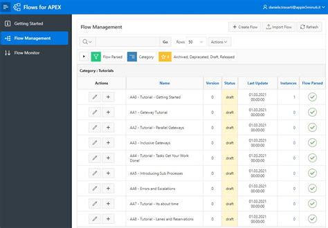 Oracle Apex Workflow Manager Con Flows For Apex