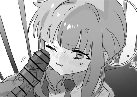 Rule 34 1boy Absurdres Anger Vein Bar Censor Blue Archive Blush