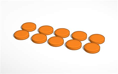 3d Design Othello Game Piece Tinkercad