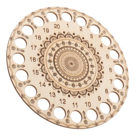 Wooden Embroidery Floss Organizer Cross Stitch Thread Holder For Diy