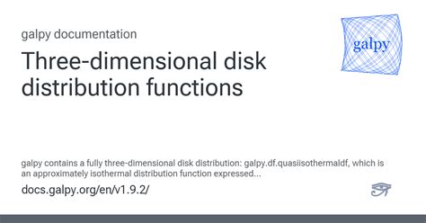 three dimensional disk distribution functions — galpy v1 9 2 documentation