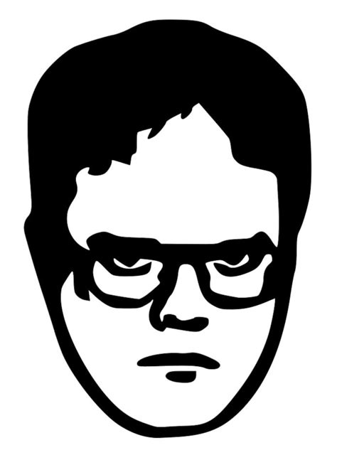 Dwight Schrute Svg File Etsy
