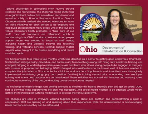 Annette Chambers Smith Was Appointed Director Of The Ohio Department Of