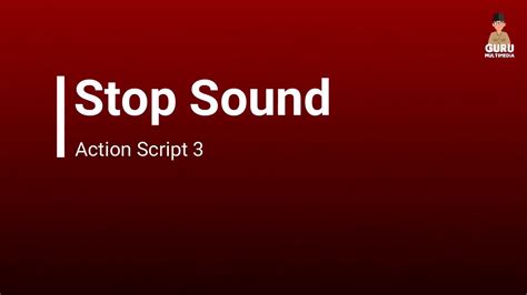 Tutorial Cara Membuat Stop Sound Actionscript 3 0 Di Adobe Animate Cc Youtube