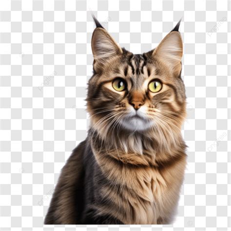 Adorable Tabby Cat With Fluffy Fur Exploring Its Cozy Surroundings