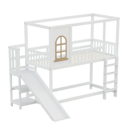 Modfu Etagenbett Kinderbett Einzelbett Jugendbett Holzbett Gästebett