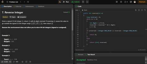 day 19 of leetcode challenge reverse integer m a imam posted on the