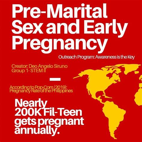 Pre Marital Sex And Early Pregnancy Awareness Outreach Program