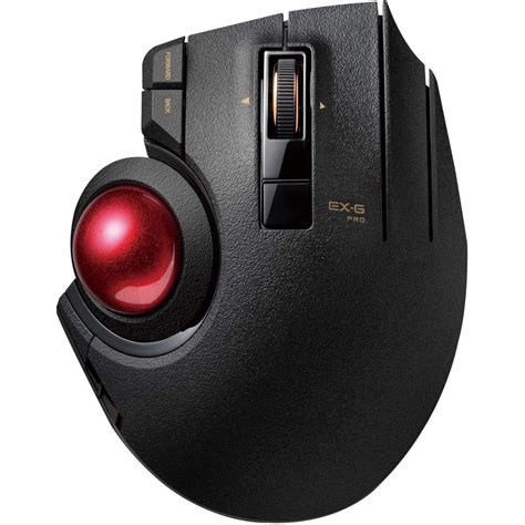 ELECOM Wireless EX G PRO Trackball Mouse Thumb Operated Mouse 3 Type Connection Trackball