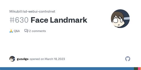 Face Landmark Mikubill Sd Webui Controlnet Discussion 630 GitHub