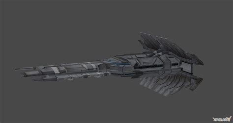 Shadow Broker Ship Sci Fi Spaceship Model