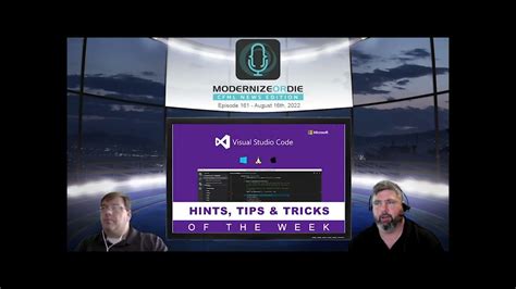 Presentation Mode Vscode Hint Tip And Trick Of The Week 081622 Episode 161 Youtube