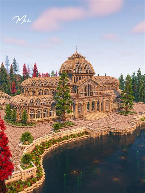 The Glass Palace Palacio De Cristal Minecraft Houses Minecraft Castle Minecraft Plans