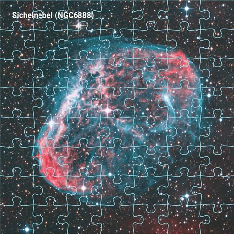 Puzzle Sichel Mini Puzzle Sichel Nebel Ngc6888 Teleskop Austria