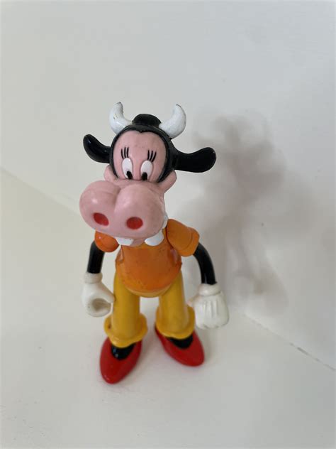 Rare Vintage Clarabelle Cow Figure Etsy