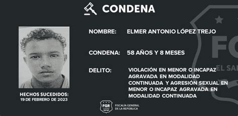 Condenan A 58 Años De Prisión A Hombre Que Agredió Sexualmente A Dos
