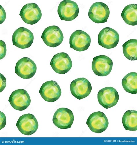 Vector Round Shapes Seamless Ornament Stock Vector Illustration Of